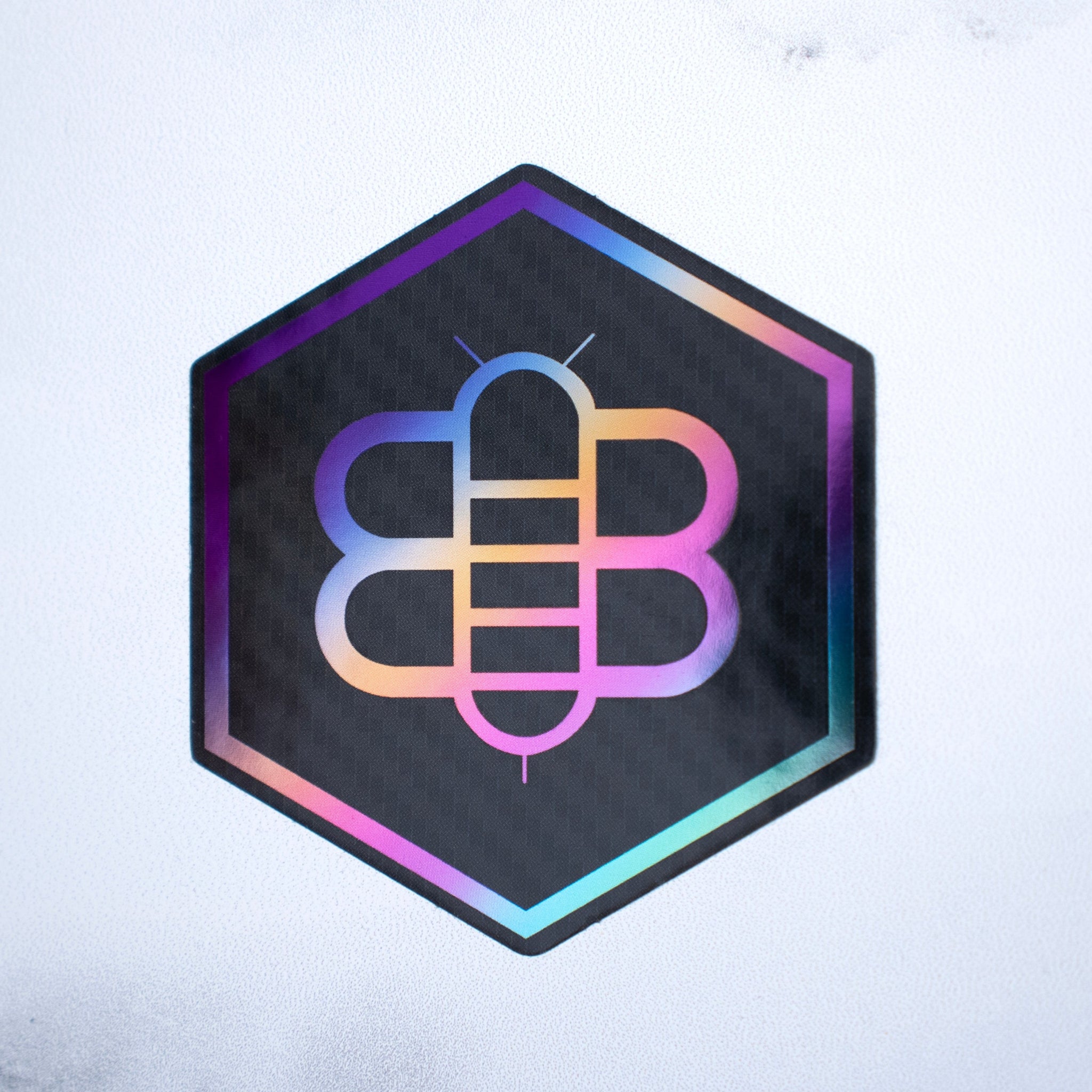 Bee Hex Sticker - Anodized Titanium – Babylon Bee Store